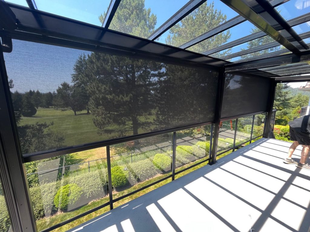 Residential Patio + Porch Talius Automated Habitat Screen Installation ...